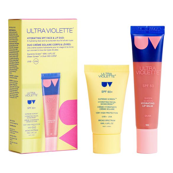 Hydrating SPF Face & Lip Duo Skincare Set Ultra Violette ≡ SEPHORA