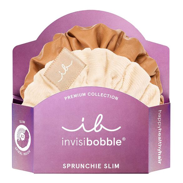 Sprunchie Slim Premium Crème de Caramel Hair Scrunchies Invisibobble ≡ ...