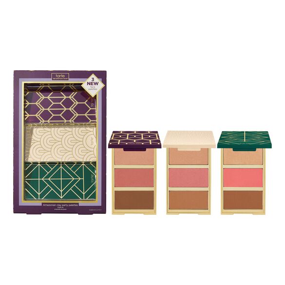 Amazonian Clay Party Palettes Set Cheek Makeup Set Tarte ≡ SEPHORA