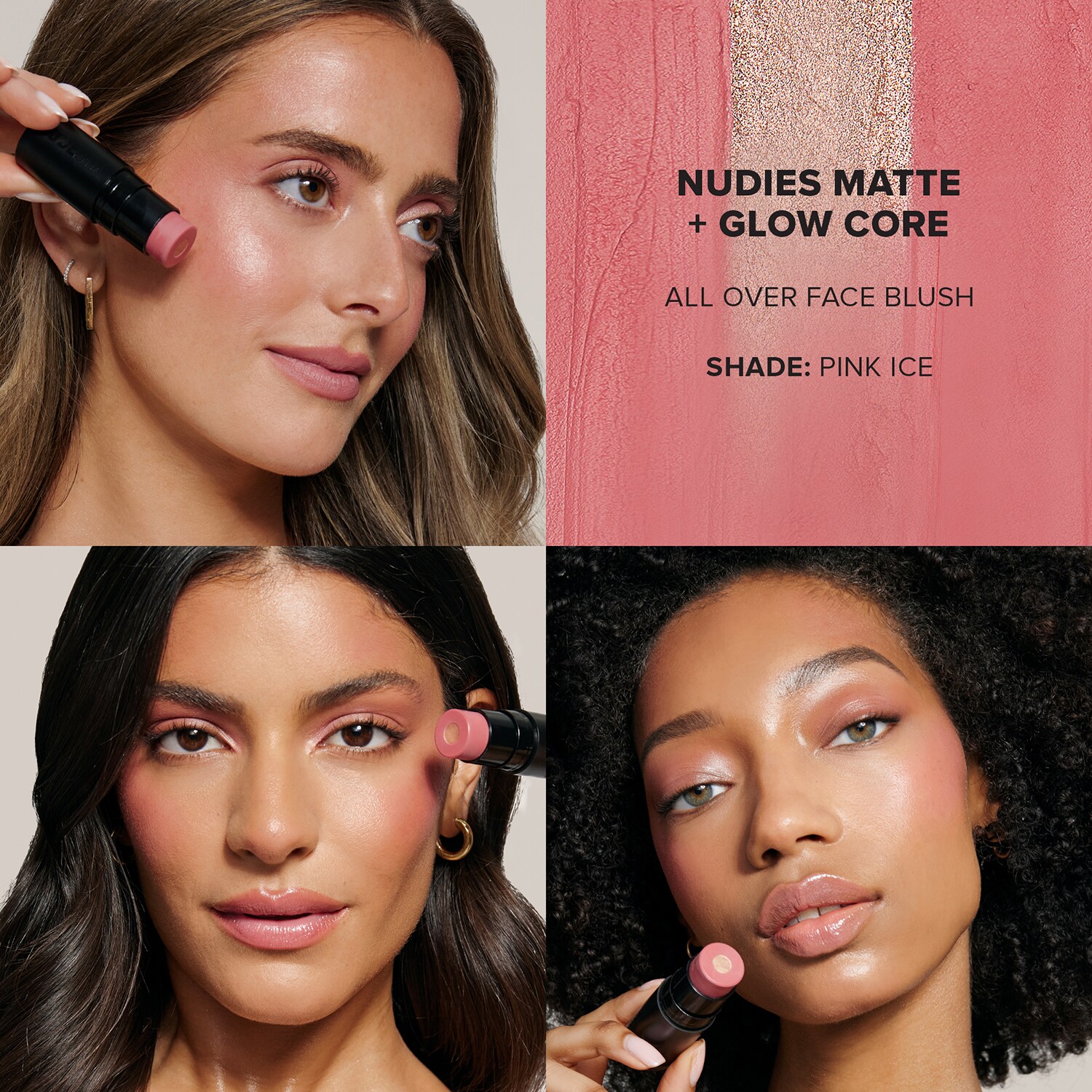 Nudies Matte + Glow Core All Over Face Blush Color Nudestix ≡ SEPHORA
