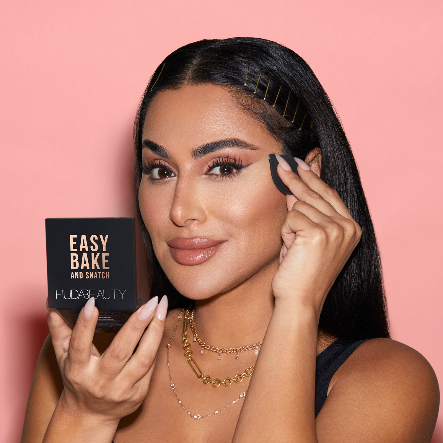 Easy Bake and Snatch Pressed Brightening and Setting Powder 8.5g Huda ...