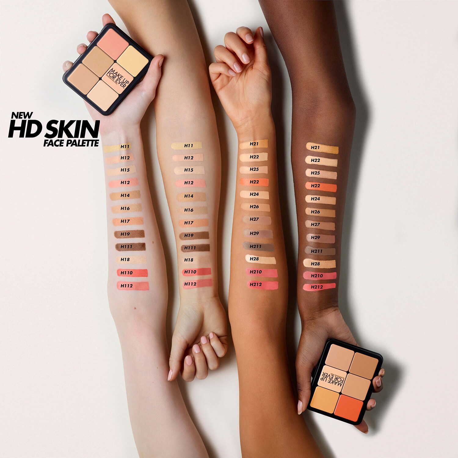 HD Skin All-In-One Palette - Face palette MAKE UP FOR EVER ≡ SEPHORA