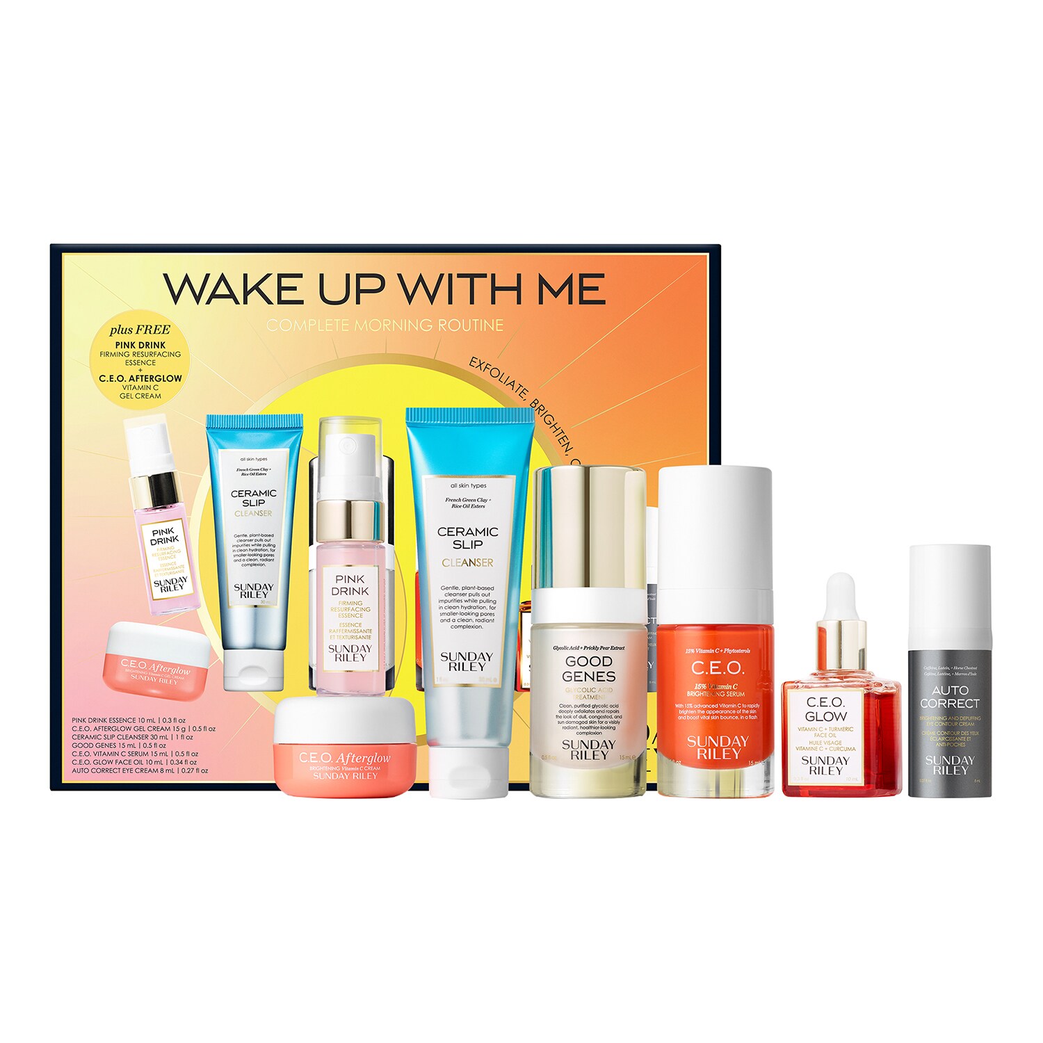 Wake Up With Me - Skincare Set Sunday Riley ≡ SEPHORA