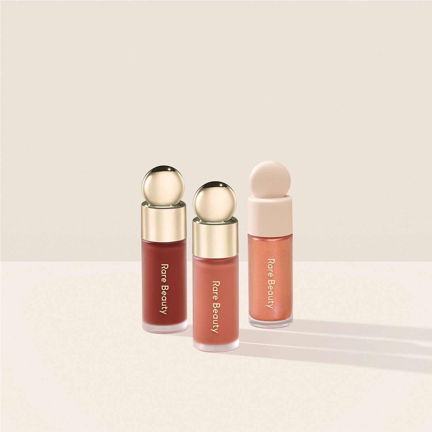Set Mini Blush & Luminize Trio - Μίνι ρουζ & highlighter Rare Beauty ≡ ...