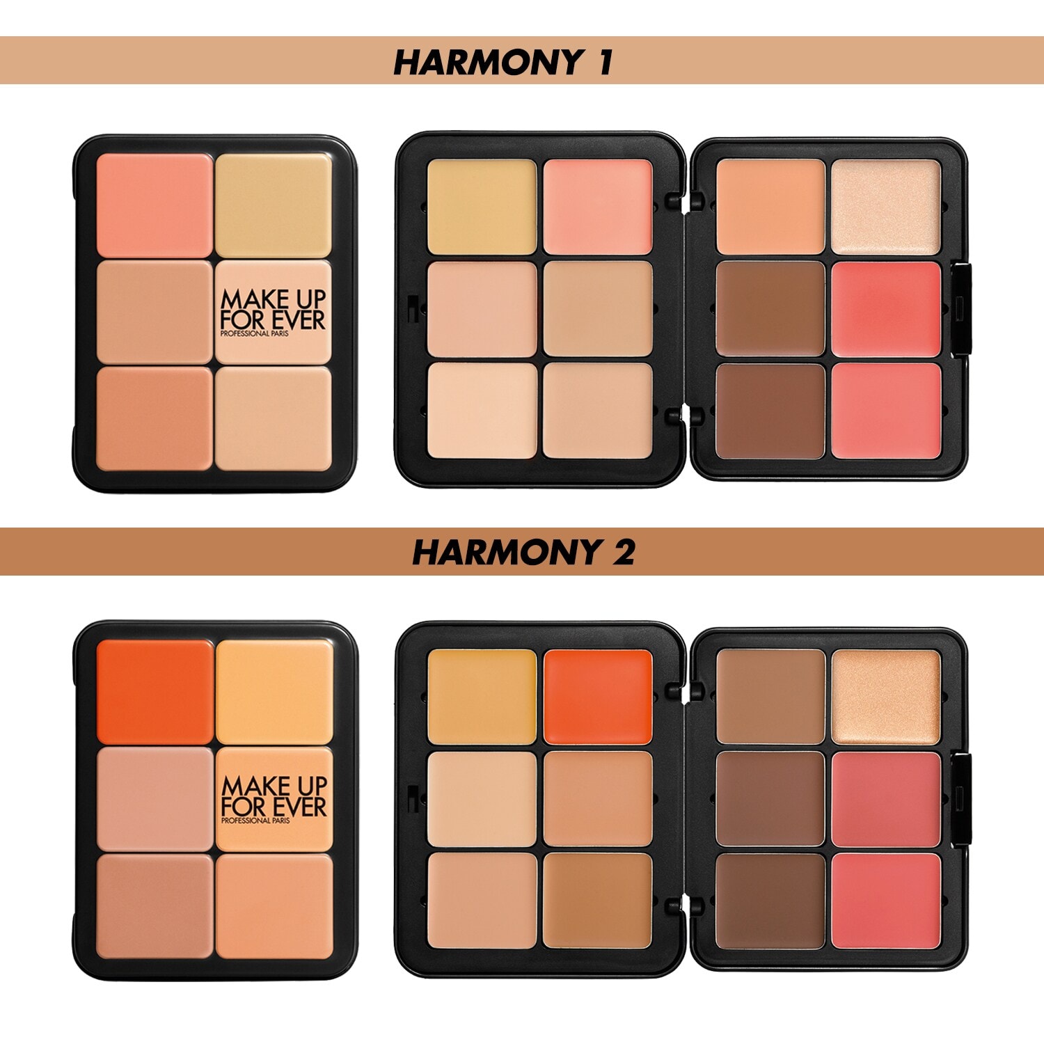 Paleta HD Skin All-In-One Palette | MAKE UP FOR EVER Fond de Ten ≡ SEPHORA