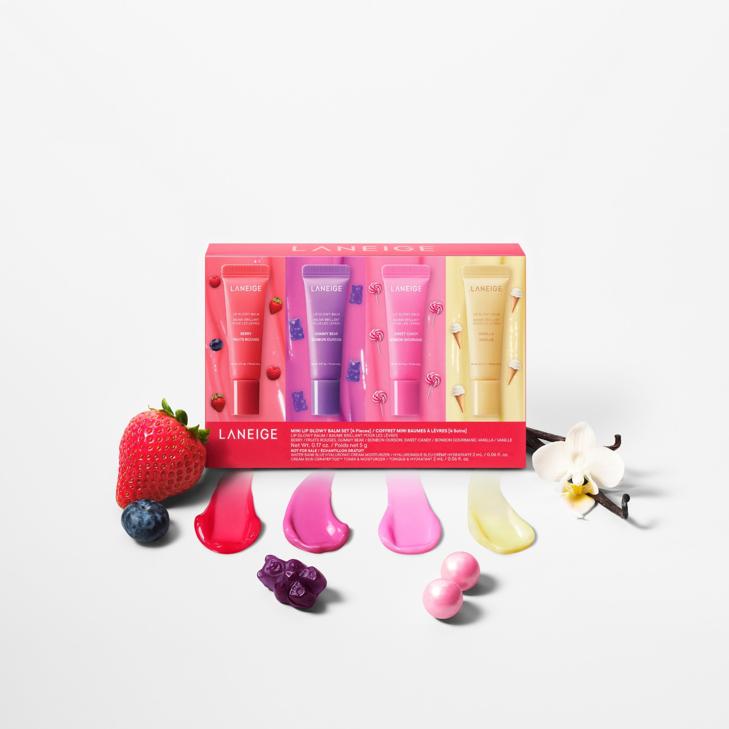 Mini Lip Glowy Balm Set - 4 προϊόντα Laneige ≡ SEPHORA