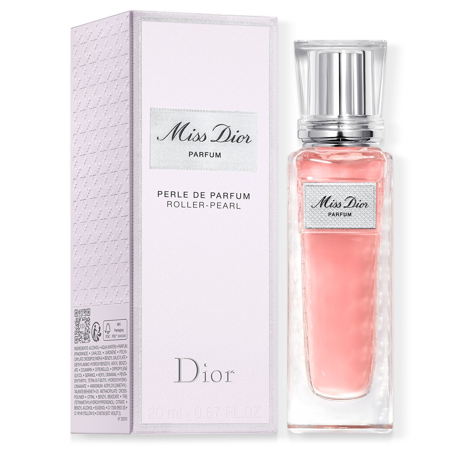 Miss Dior Parfum Roller-Pearl - Floral, Fruity and Woody On-The-Go Fragrance DIOR ≡ SEPHORA