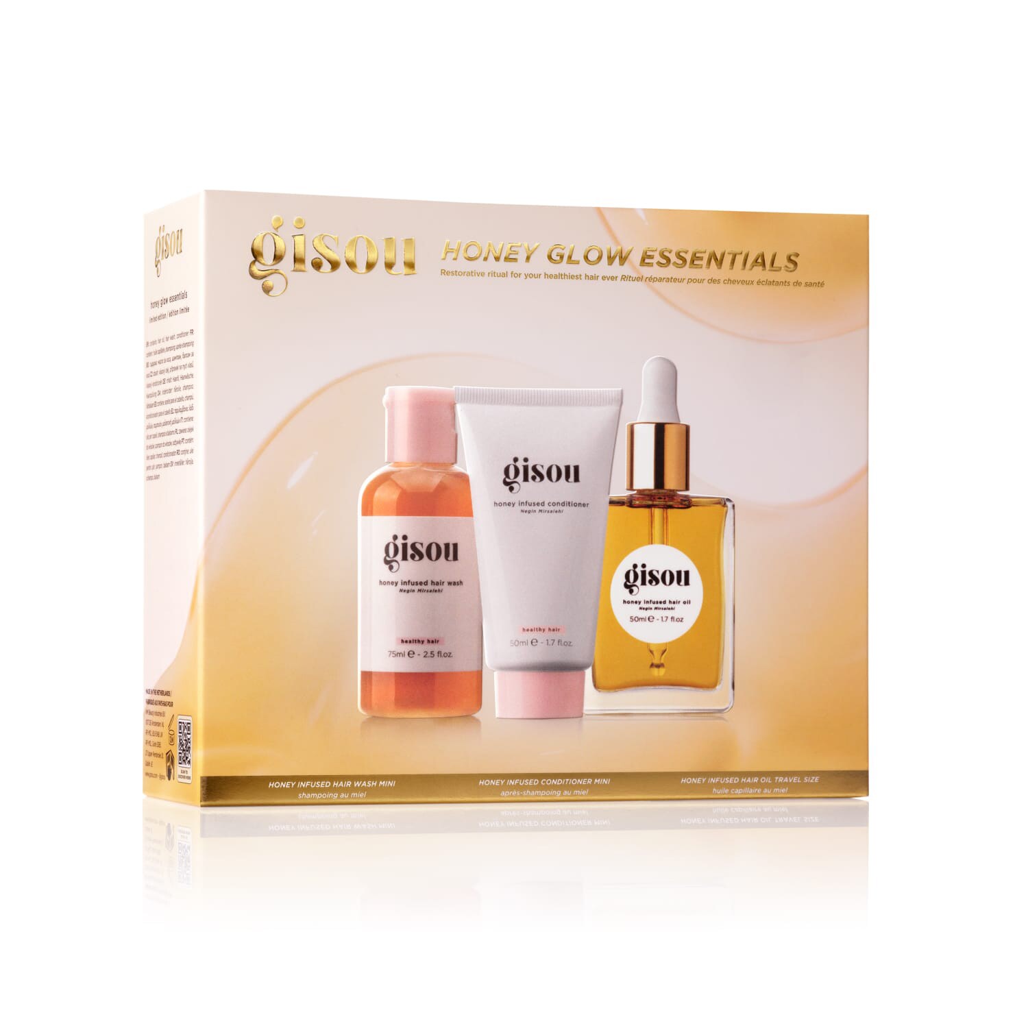 Honey Glow Essentials Set - Haircare set Gisou ≡ SEPHORA